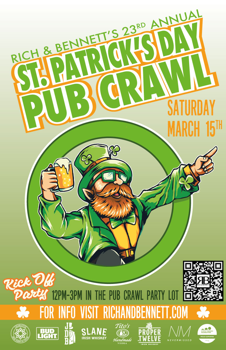 St. Patrick’s Day Pub Crawl – Rich and Bennett